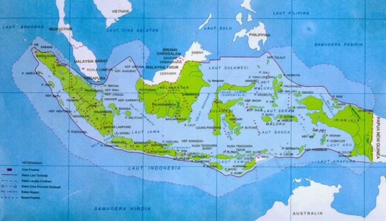Luas Indonesia secara geografis